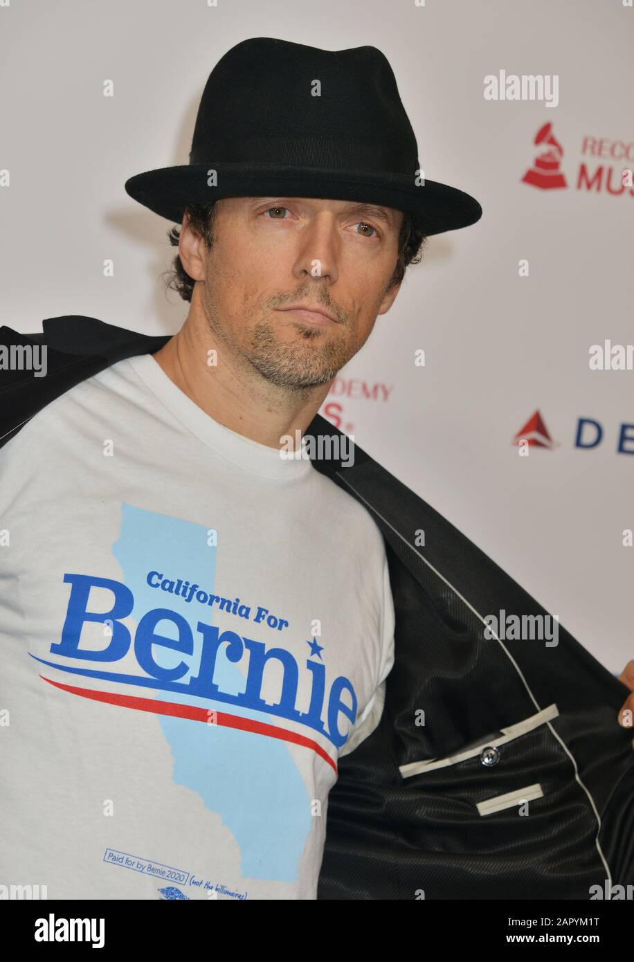 Los Angeles, USA. 24th Jan, 2020. Jason Mraz 059 attends MusiCares ...