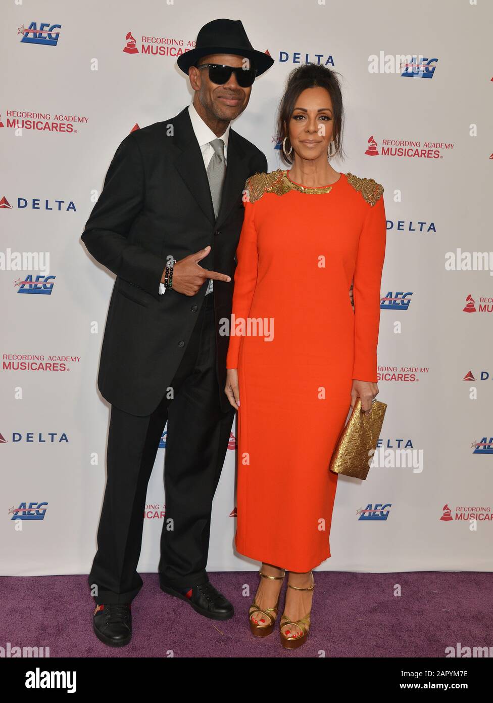 Los Angeles, USA. 24th Jan, 2020. Jimmy Jam, Lisa Padilla attends ...