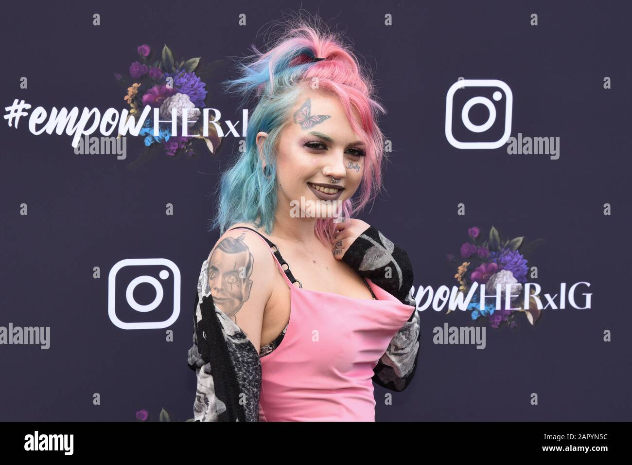 January 24, 2020, West Hollywood, CA, USA: Baby Goth attends the ...