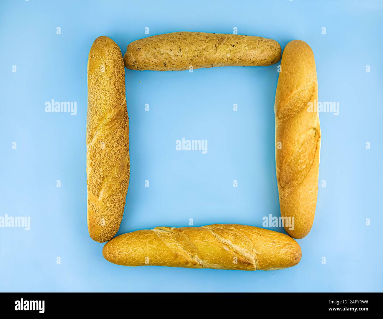 Baguette square hi-res stock photography and images - Alamy