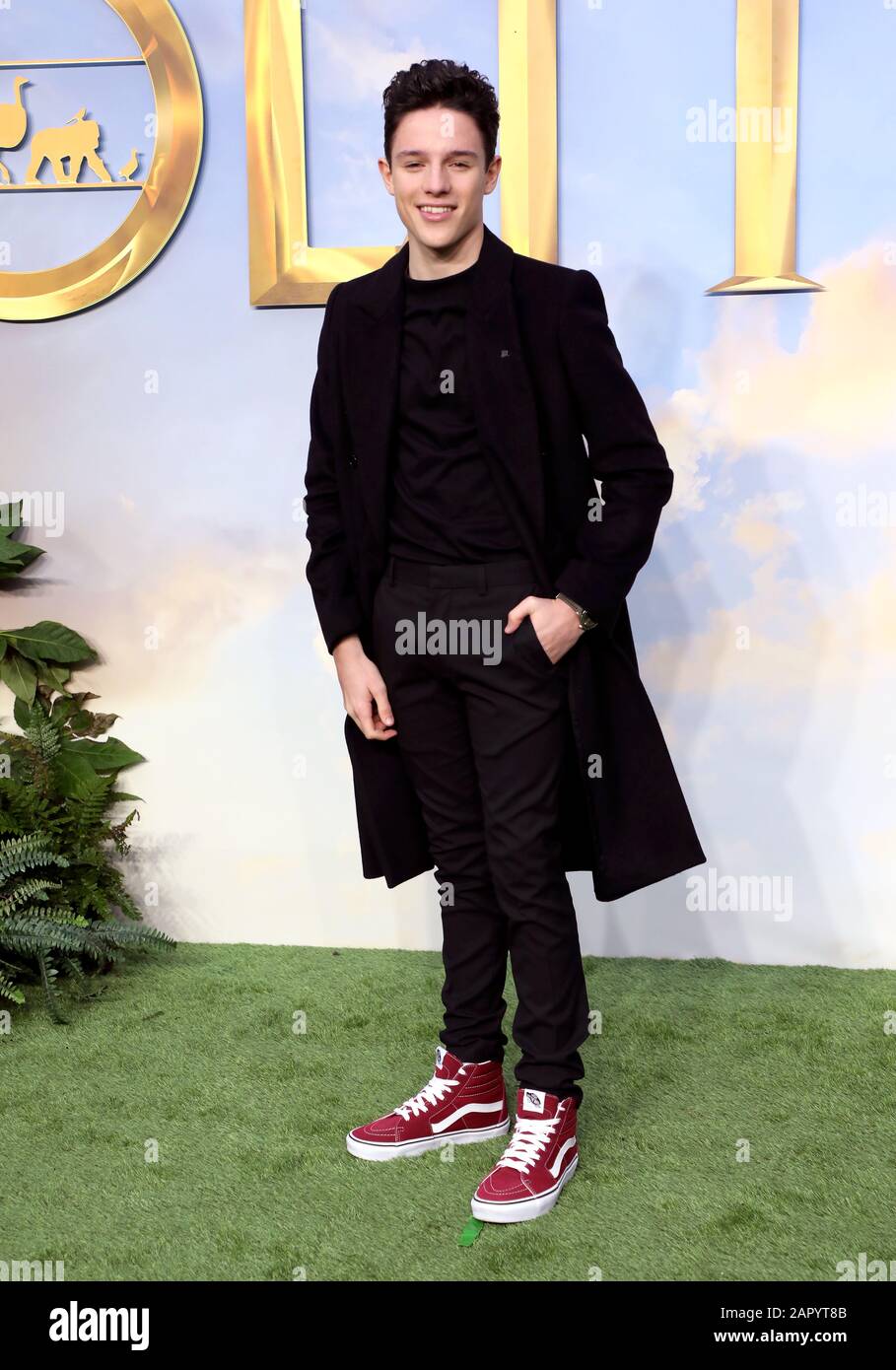 Harry Collett during Dolittle premiere at Leicester Square, London ...