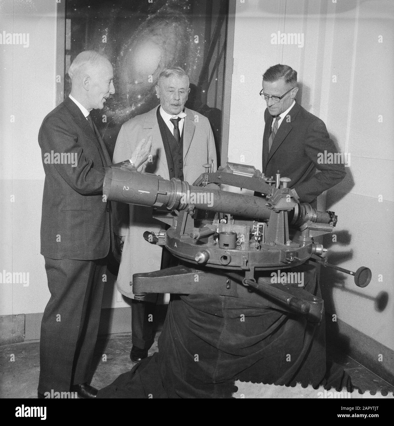 Leiden Observatory Centennary, 1961 Left to right: Jan Oort, grandson ...