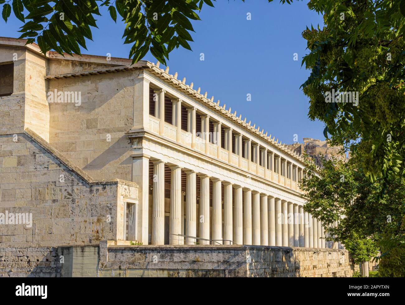 Restored stoa of attalos hi-res stock photography and images - Alamy