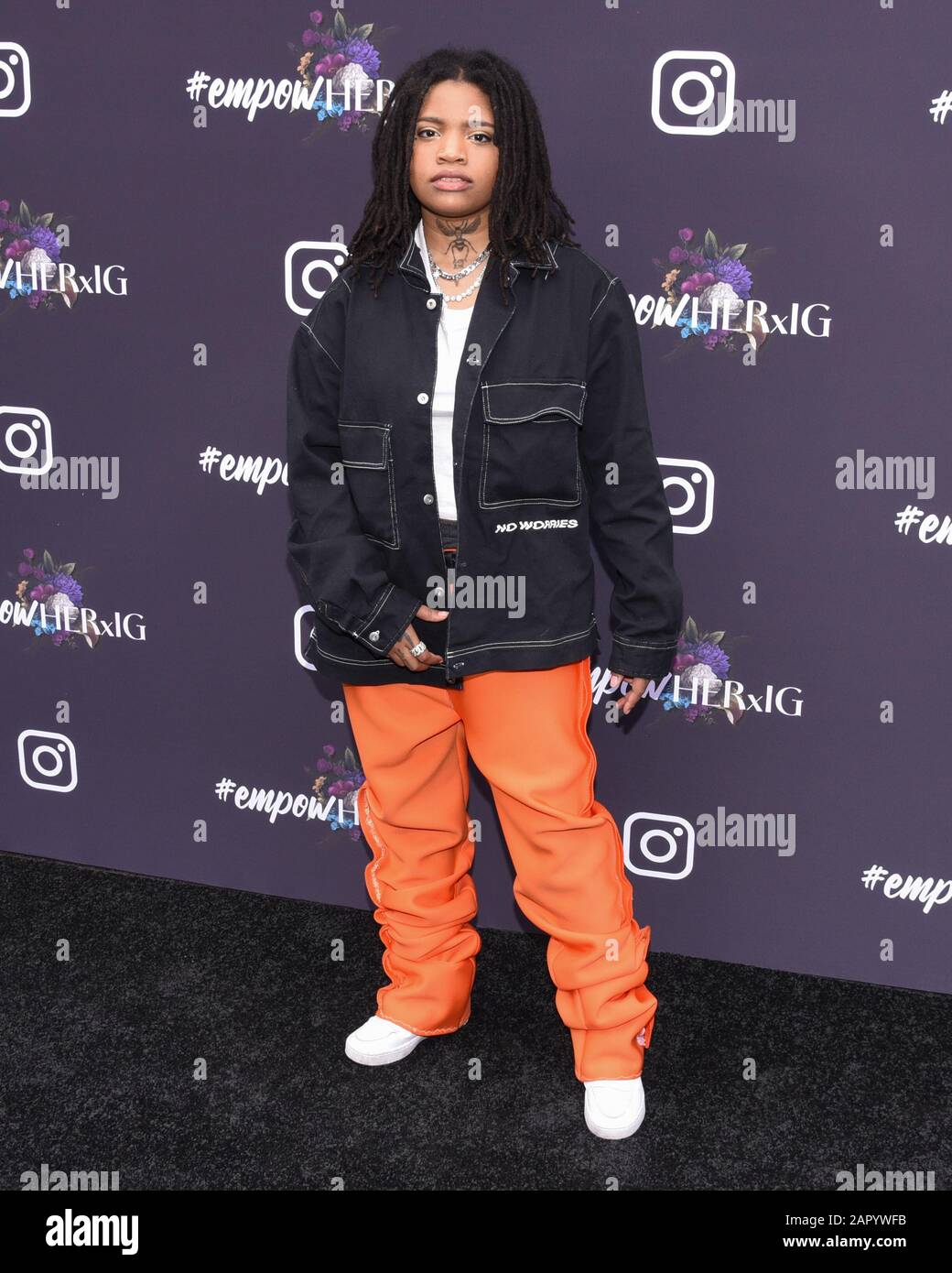 January 24, 2020, West Hollywood, CA, USA: AmbrÃ© Perkins attends the ...
