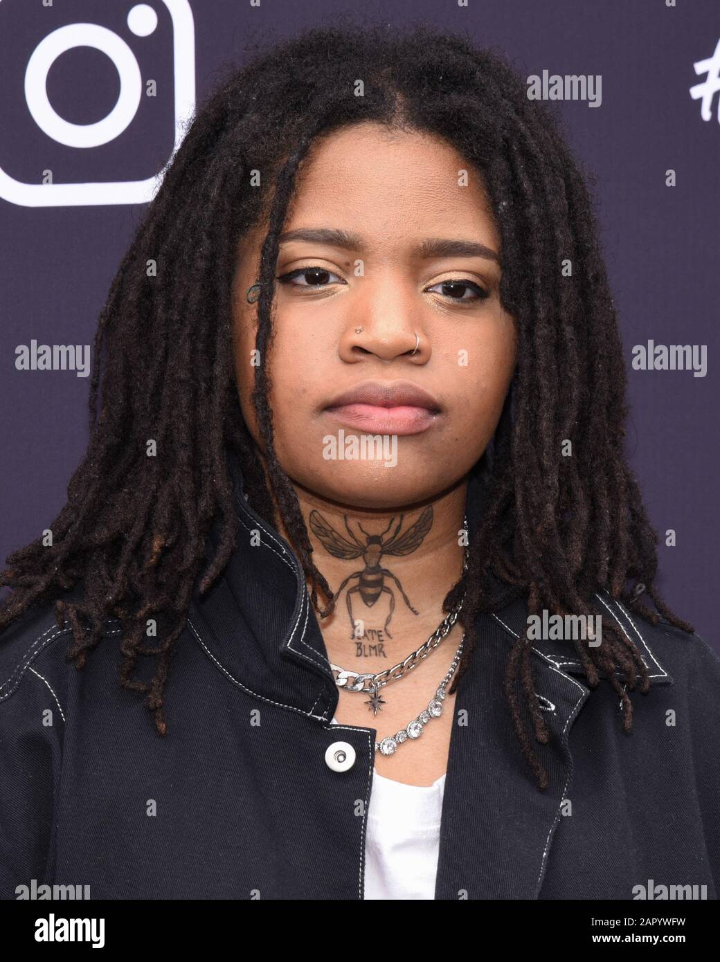 January 24, 2020, West Hollywood, CA, USA: AmbrÃ© Perkins attends the ...