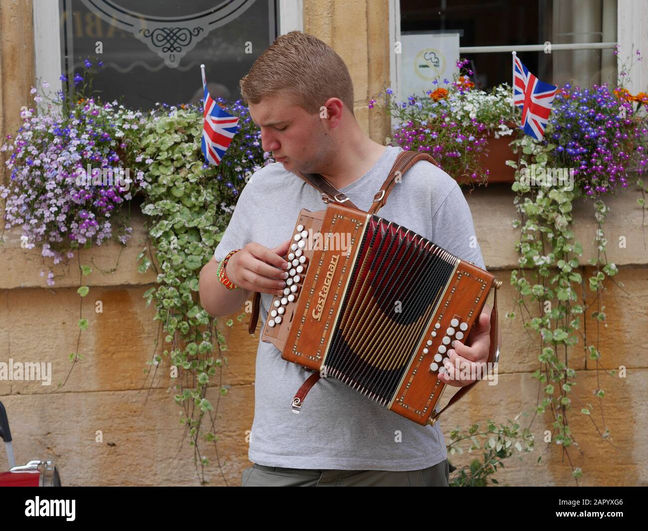 folk festival warwick england uk Stock Photo - Alamy