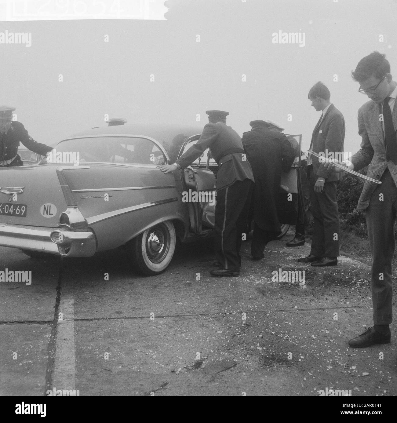 Chain collision at circuit Oudenrijn Annotation: Chevrolet with ...