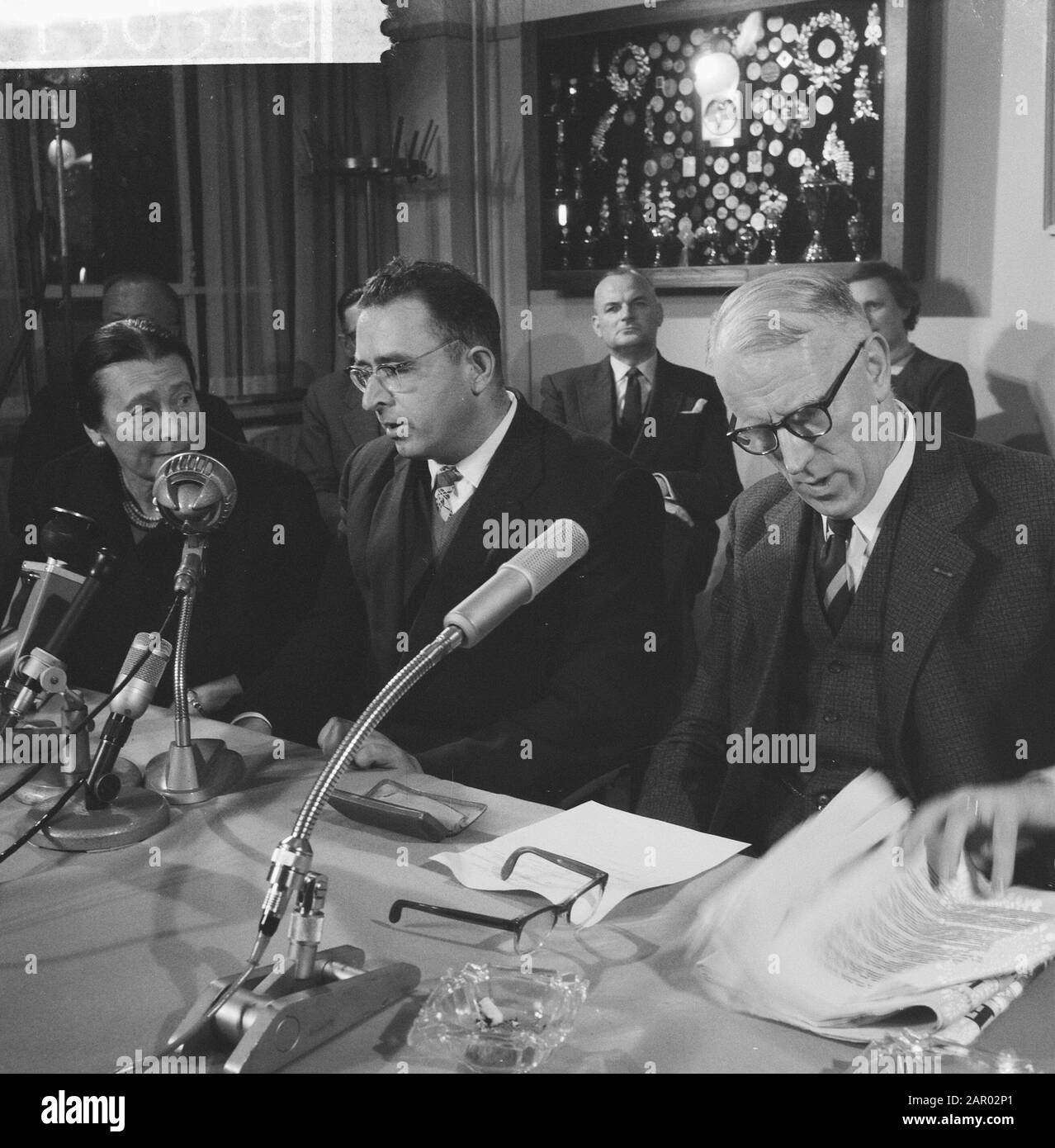 Press conference at Goloeb Police Headquarters. Goloeb and mr. de ...