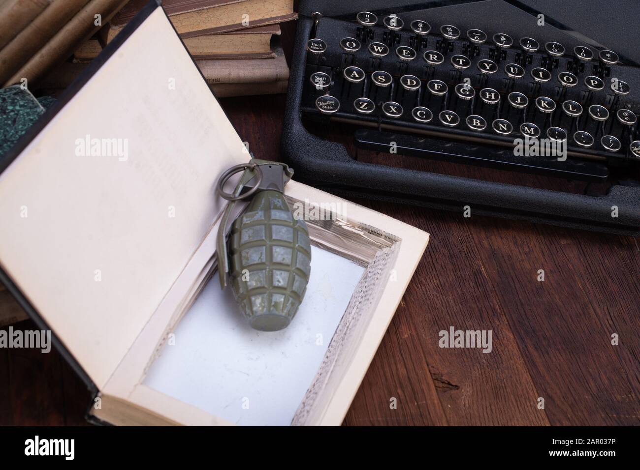 Fire grenade antique hi-res stock photography and images - Alamy