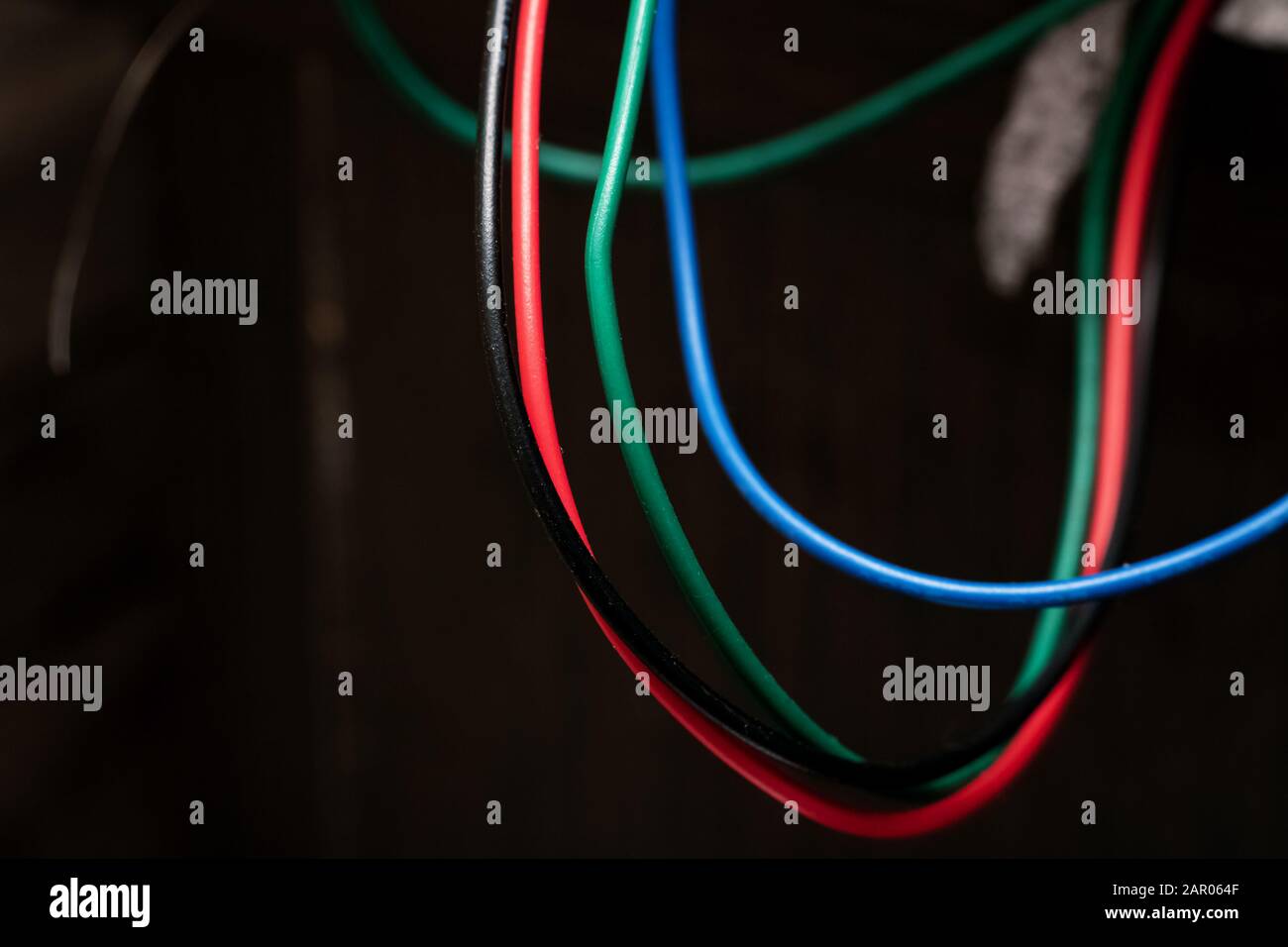 Multi coloured wires hi-res stock photography and images - Alamy