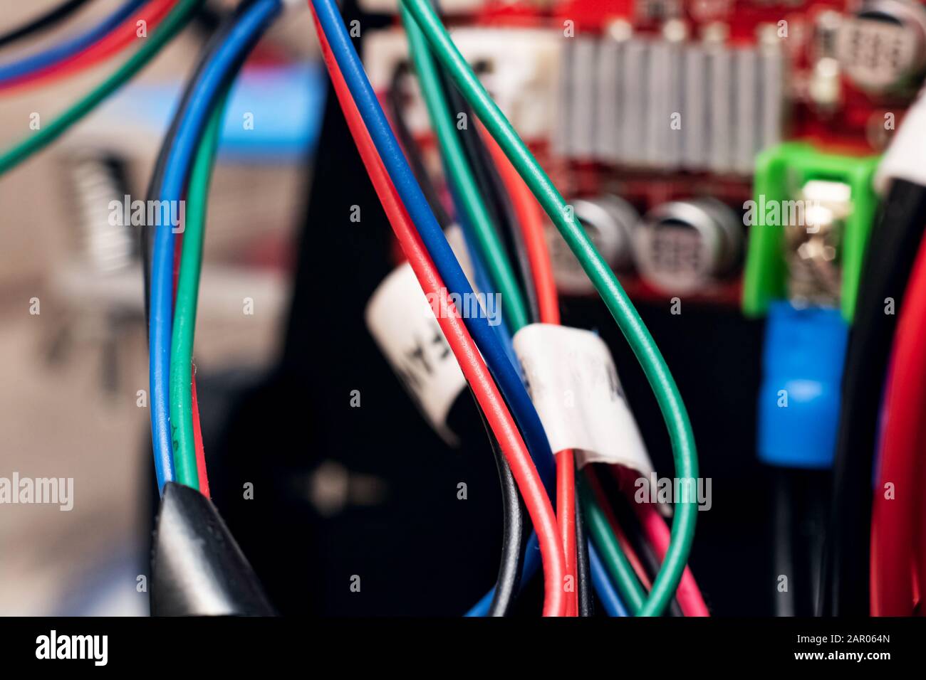 Multi coloured wires hi-res stock photography and images - Alamy