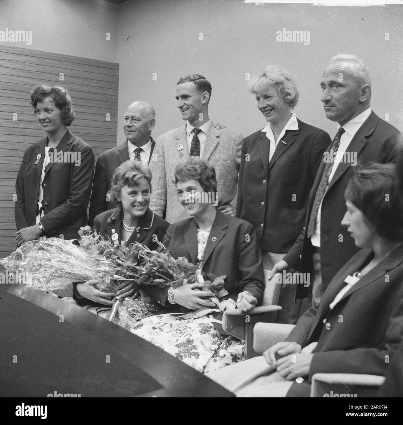 Back from Belgrade, Left Tilly of Sword, Middle Fanny Blankers and ...