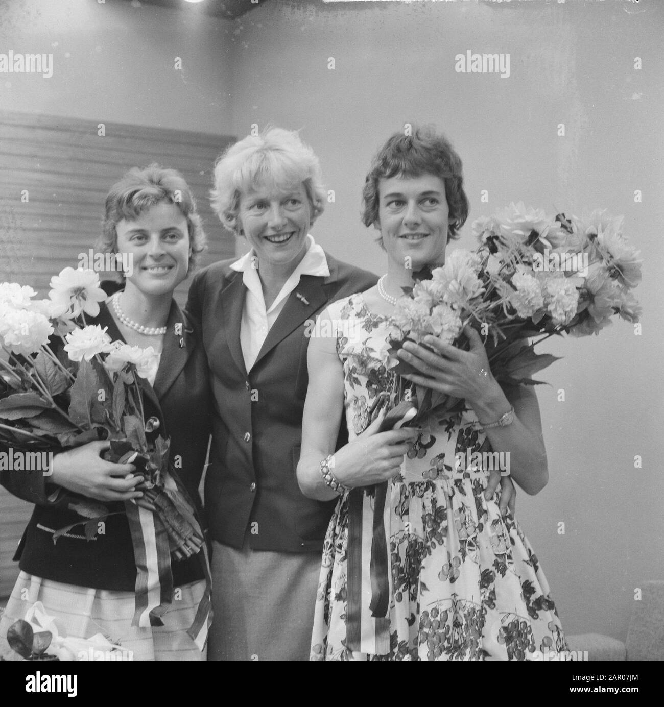 Back from Belgrade, Left Tilly of Sword, Middle Fanny Blankers and ...