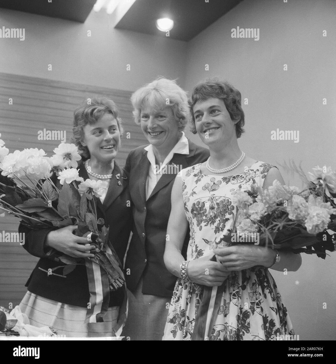 Back from Belgrade, Left Tilly of Sword, Middle Fanny Blankers and ...