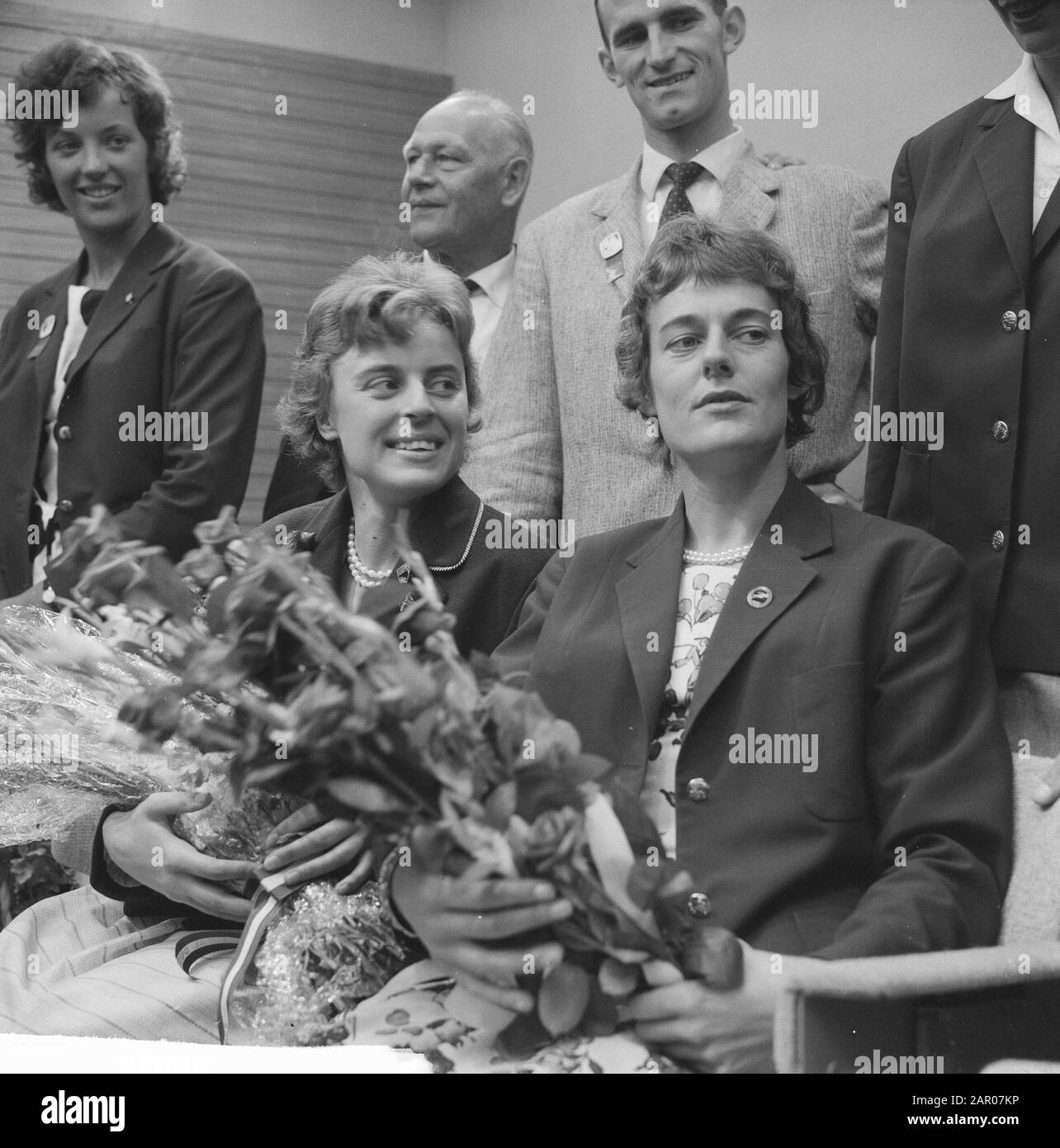 Back from Belgrade, Left Tilly of Sword, Middle Fanny Blankers and ...