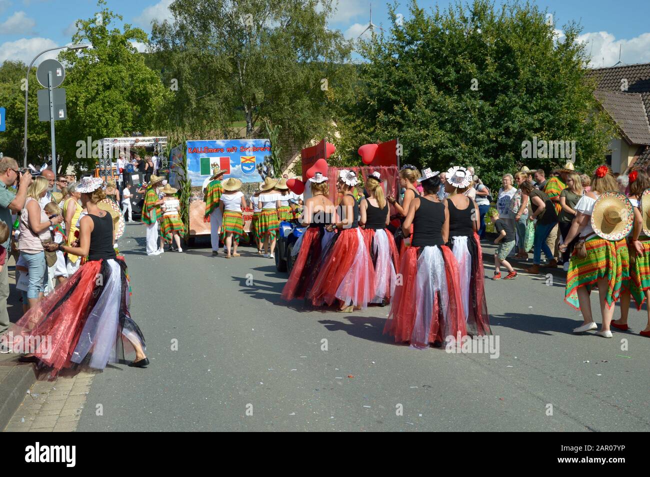 Local Festival and street parade in Kalletal 2017 Stock Photo - Alamy