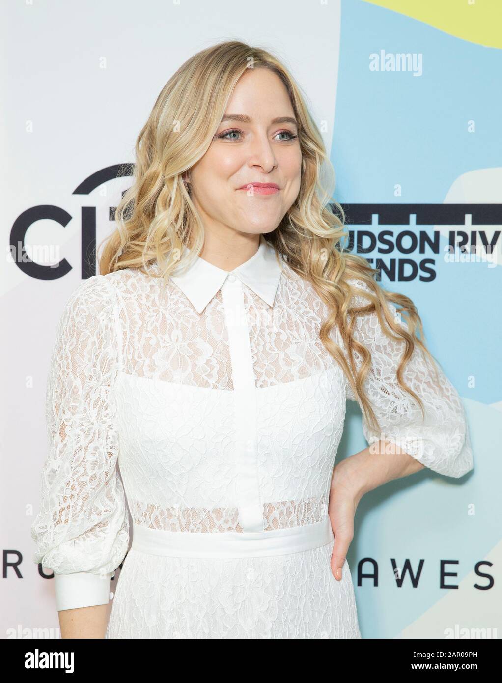 New York, USA. 24th Jan, 2020. Jenny Mollen wearing dress Alice Olivia ...