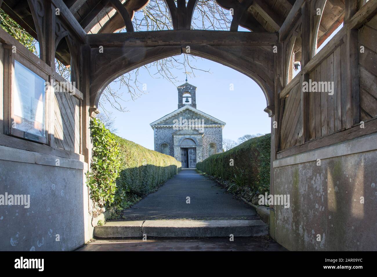 saint marys the virgin parish church in the east sussex village of ...
