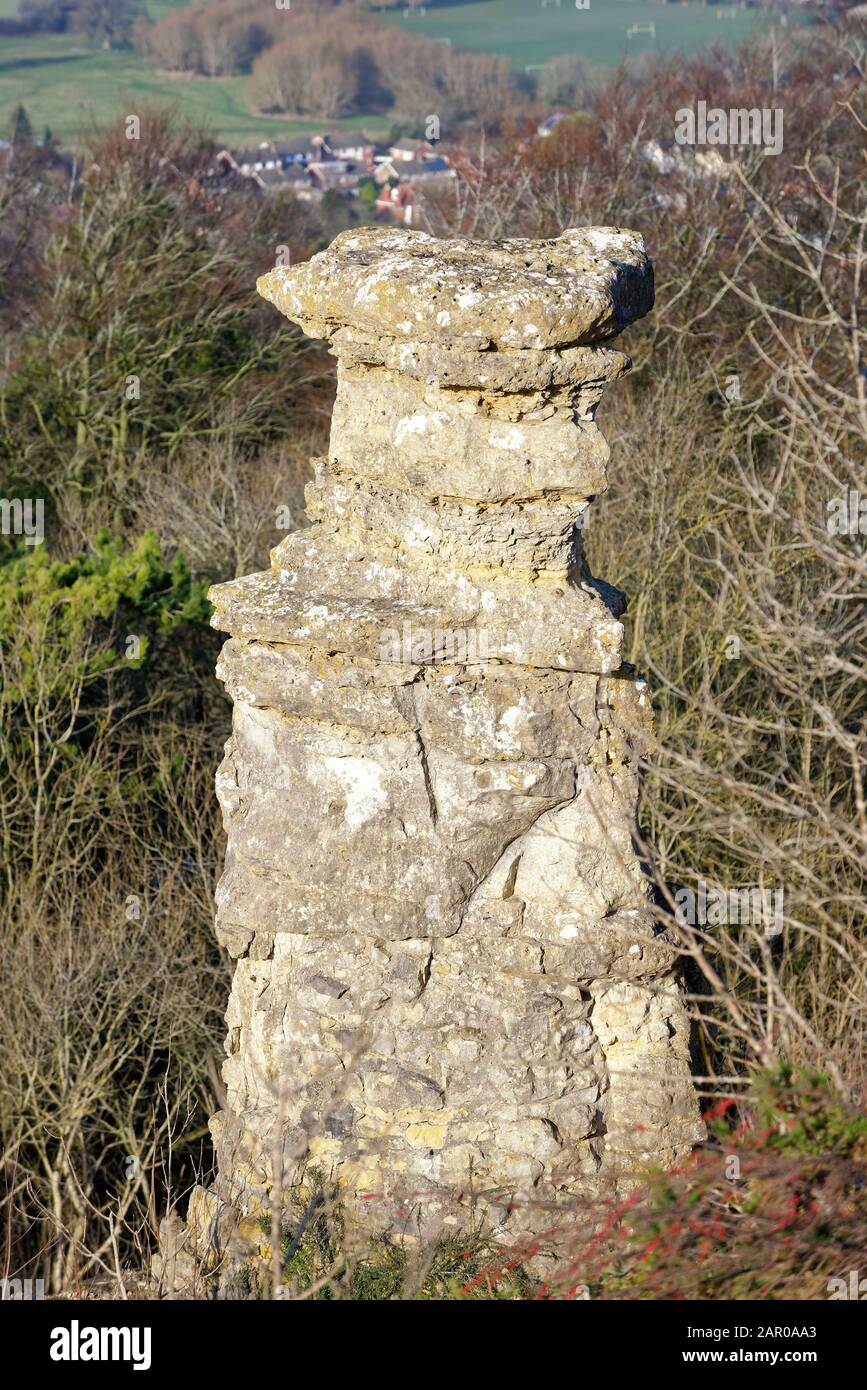 Devil's Chimney, Leckhampton Hill, Cheltenham, Gloucestershire ...