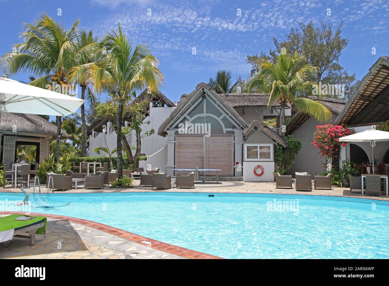 Swimming pool area in Veranda Palmar Beach Hotel and Spa, Mauritius ...