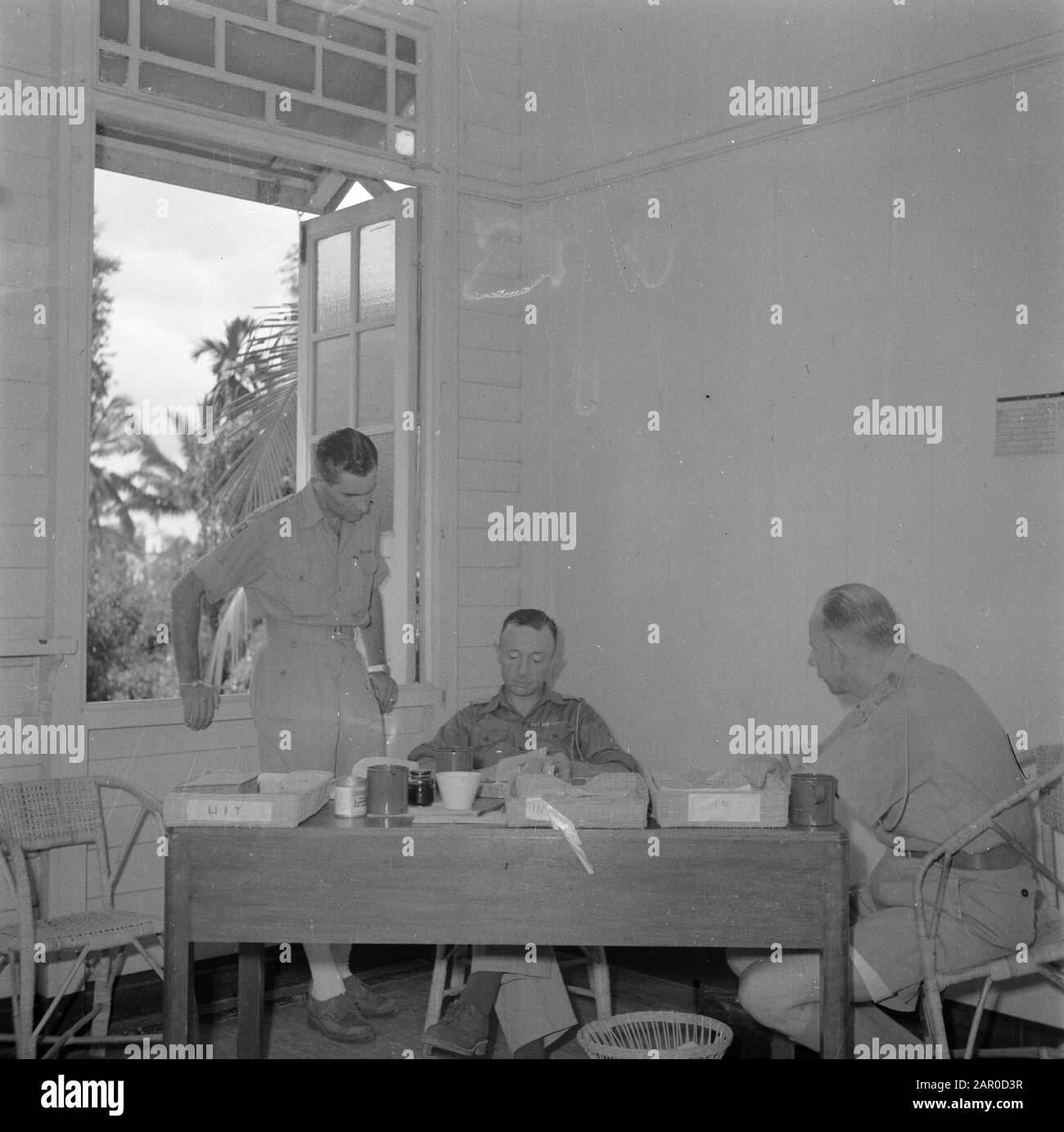War volunteers in Malacca and Indonesia Three officers Date: 1946 ...