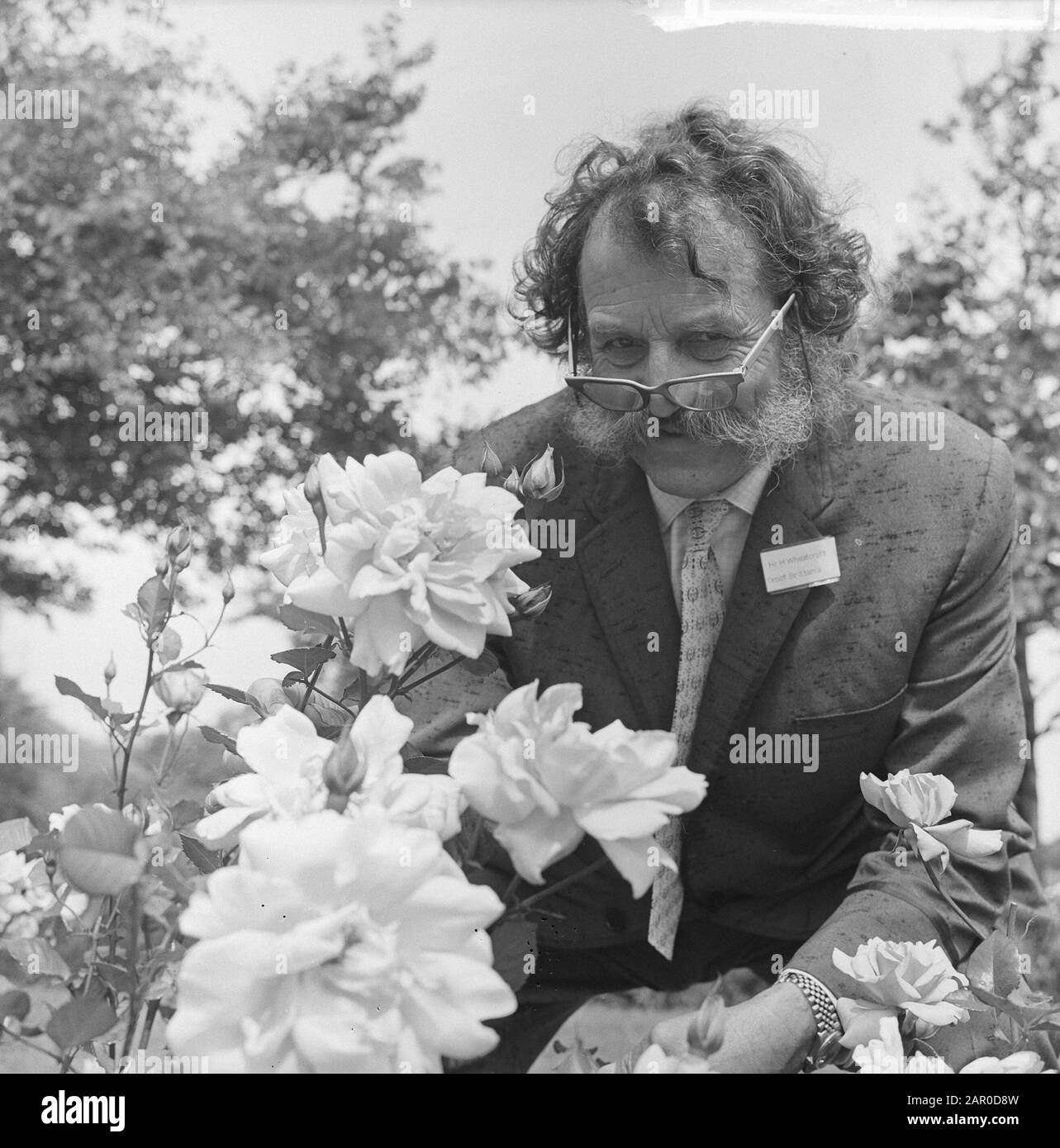 International rose gardens Black and White Stock Photos & Images - Alamy