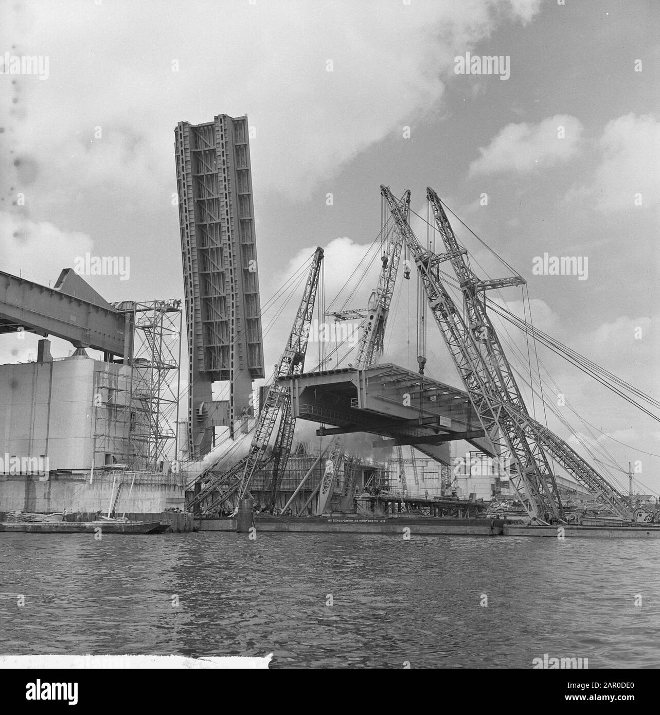 Largest bascule bridge in the world approaching completion. The ...