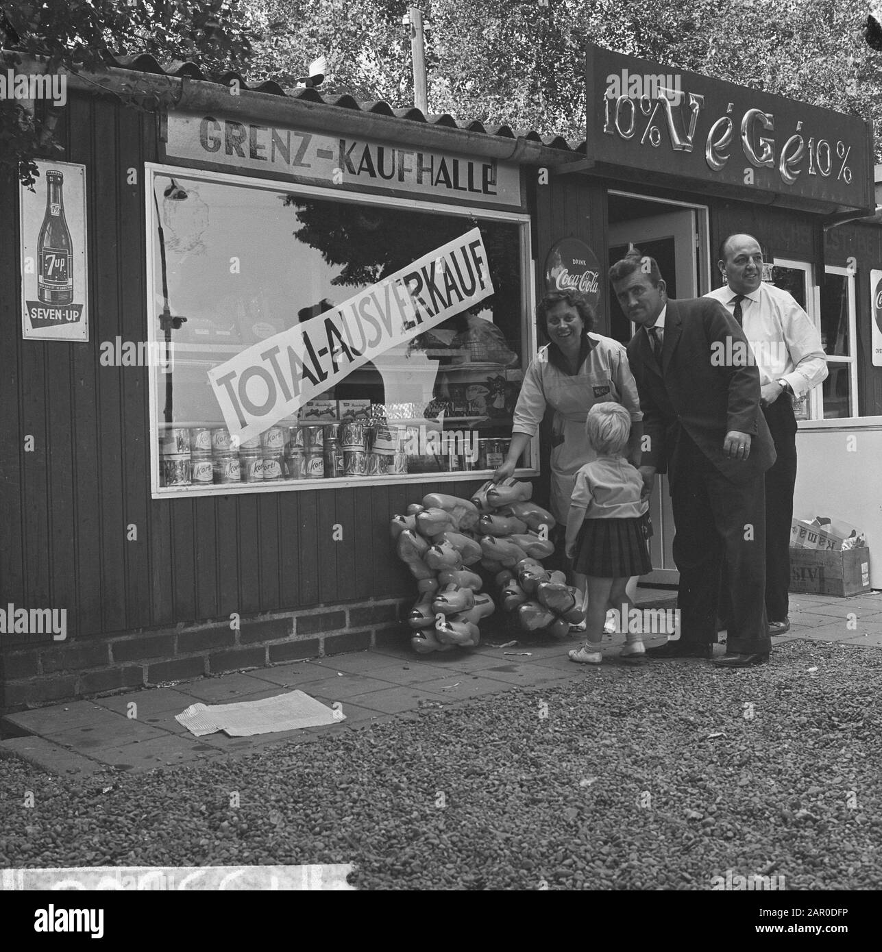 Small old shops Black and White Stock Photos & Images - Alamy