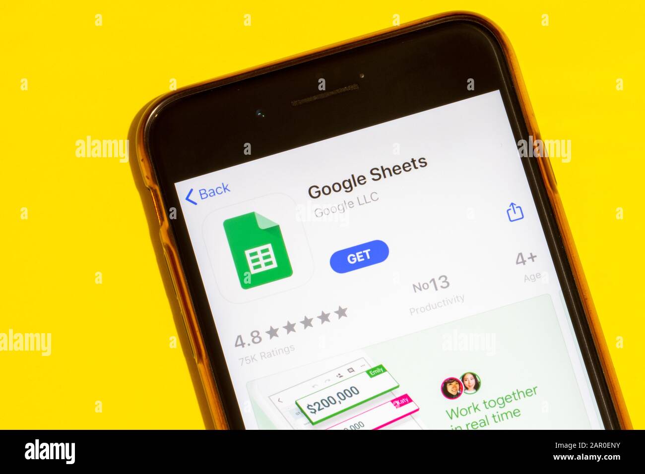 Google sheets logo hi-res stock photography and images - Alamy