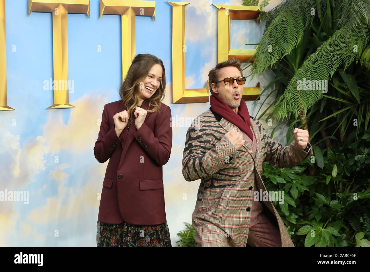 Robert Downey Jr and Susan Downey, Dolittle Special Screening ...