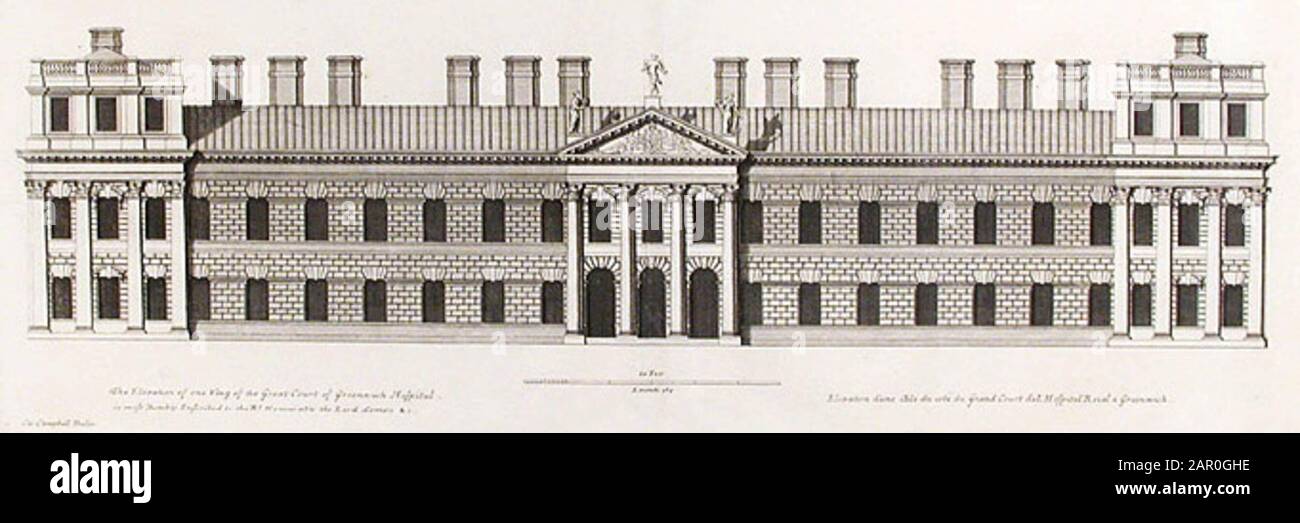 Greenwich hospital vintage hi-res stock photography and images - Alamy