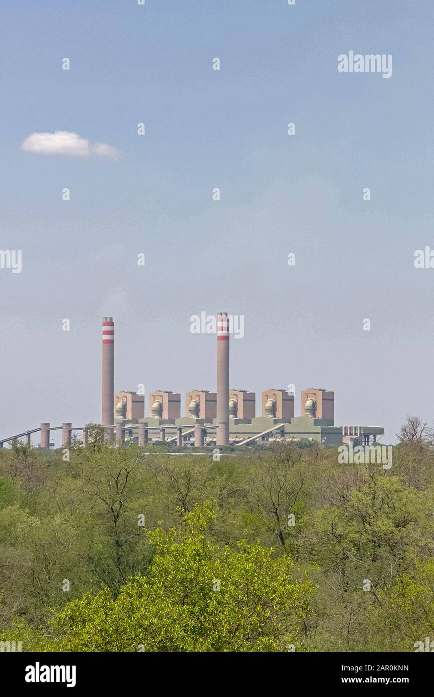 Matimba Power Station close to Ellisras built by Eskom, Limpopo, South ...