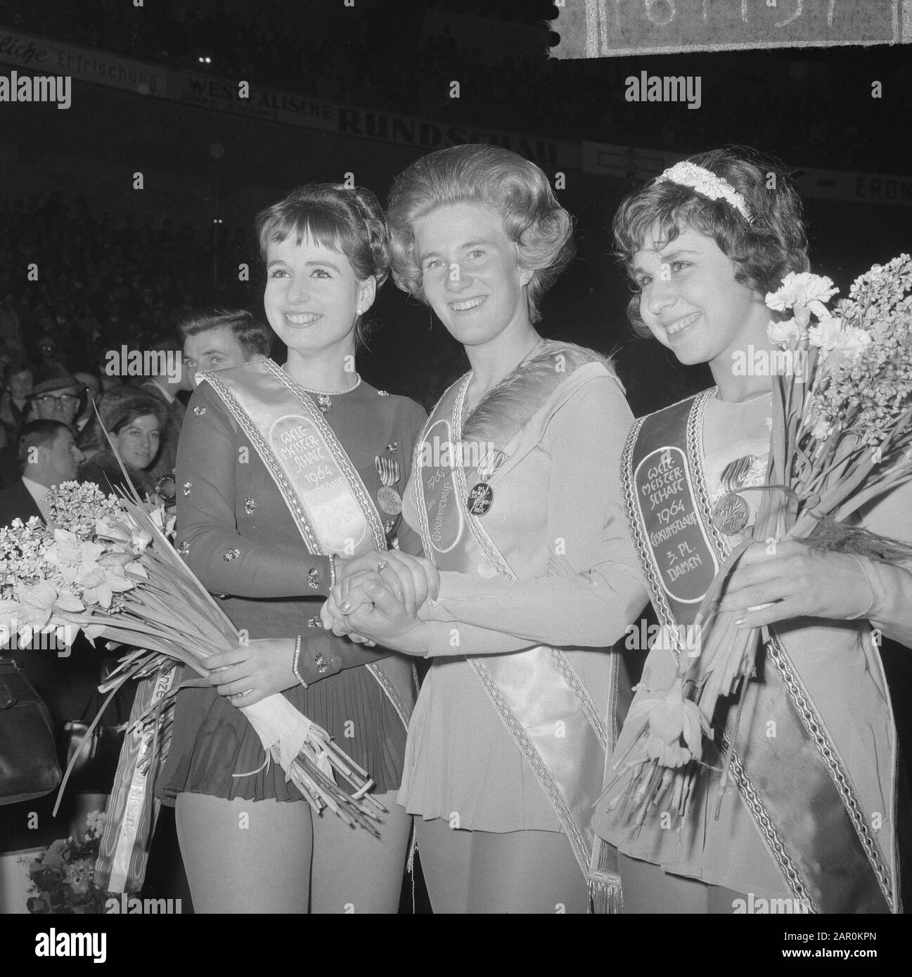 World Figure Skating Championship 1964 in Dortmund v.l.n.r. Regine ...