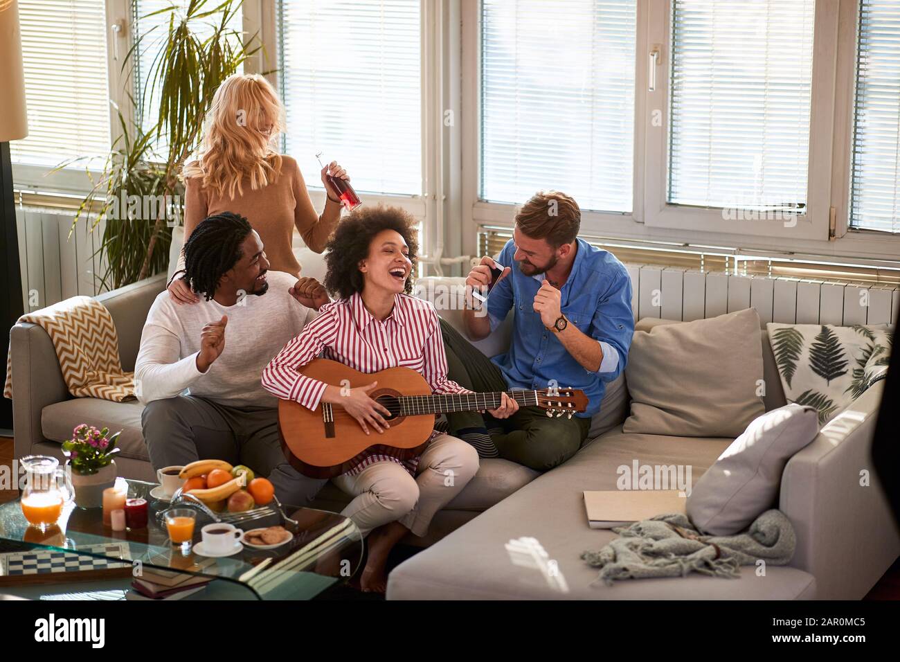 Cheerful lifestyle hi-res stock photography and images - Alamy