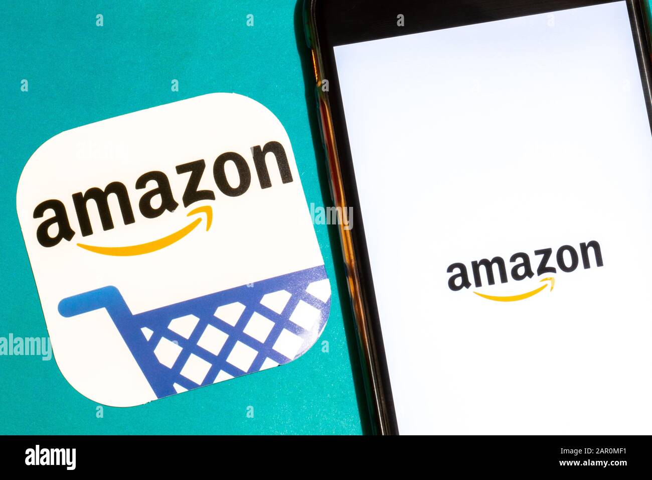 Amazon icon logo hi-res stock photography and images - Alamy