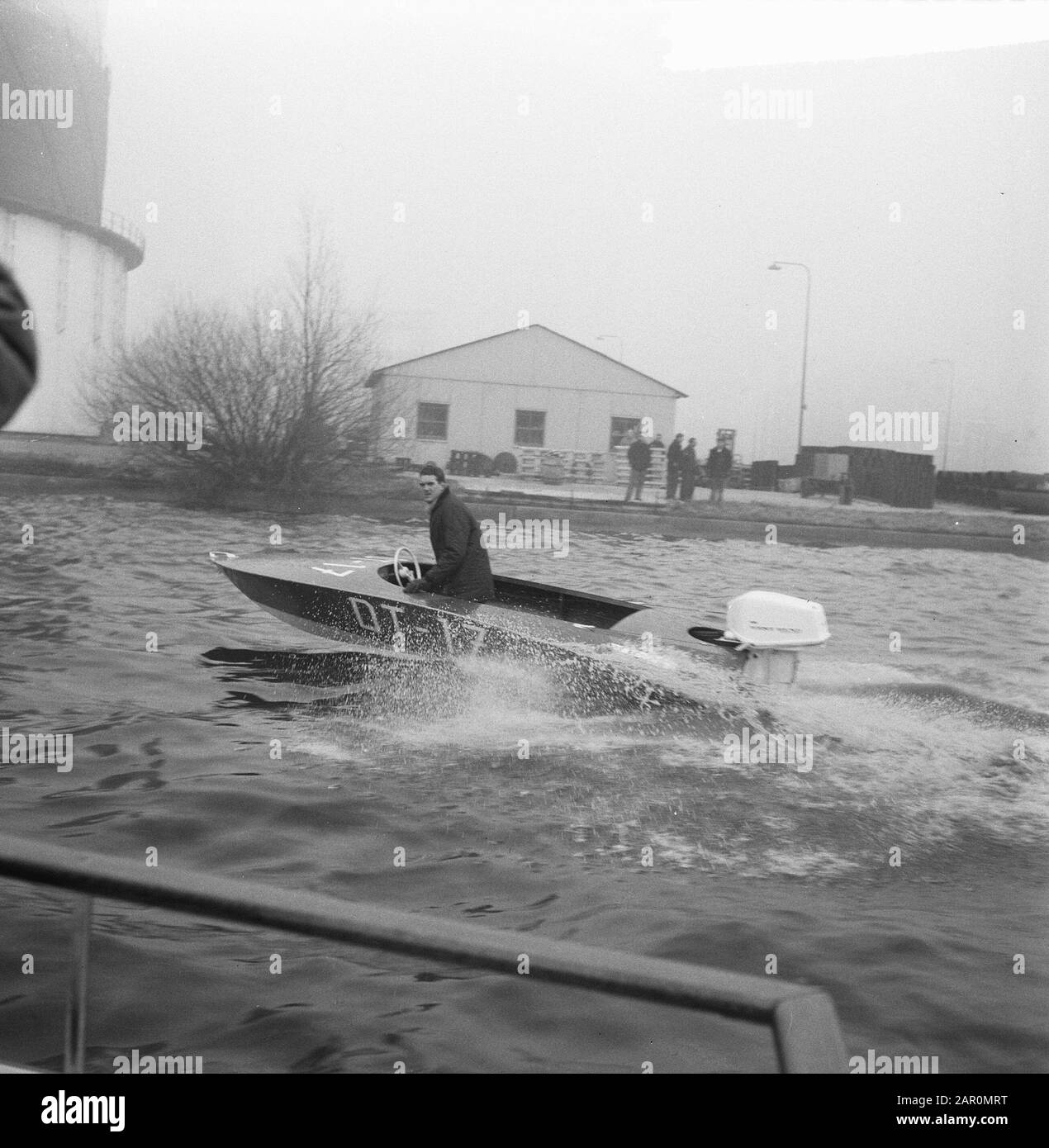 American speedboat Black and White Stock Photos & Images - Alamy