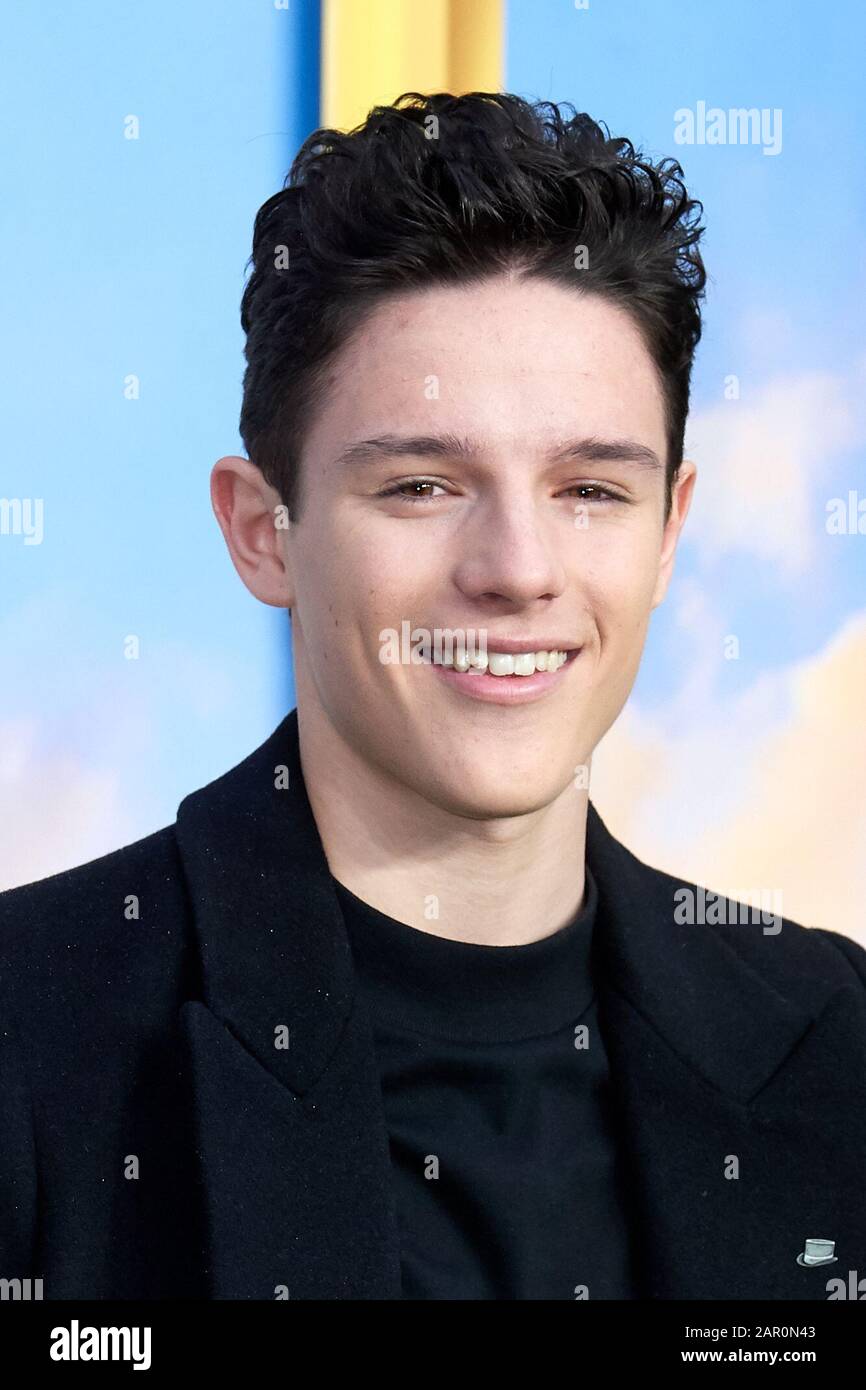 Harry Collett attends the "Dolittle" special screening at Cineworld ...