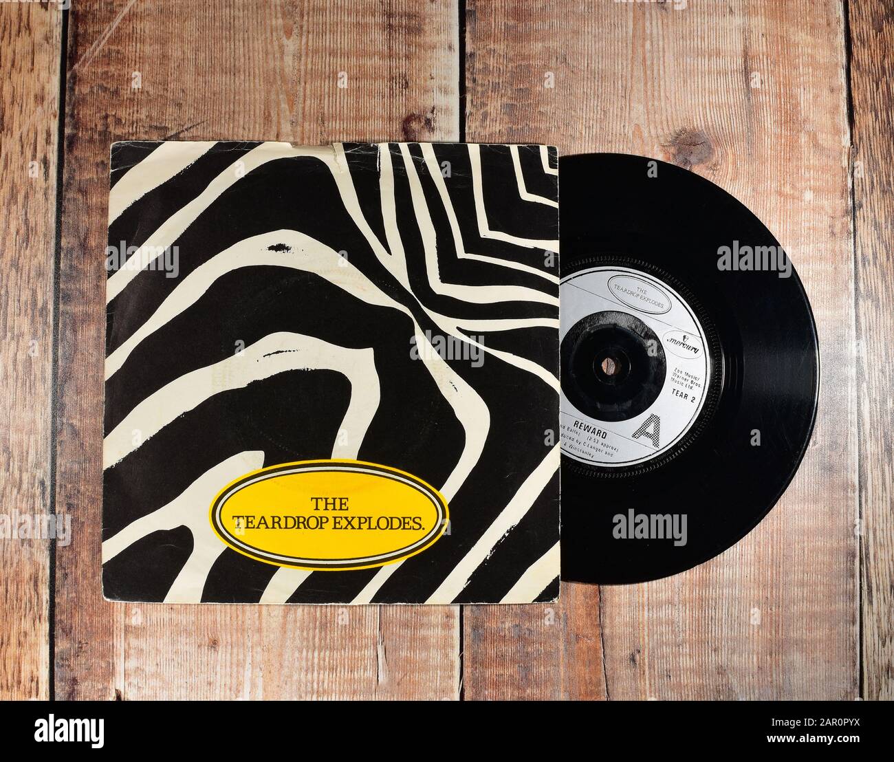 The Teardrop Explodes - Reward 7 inch single Stock Photo - Alamy