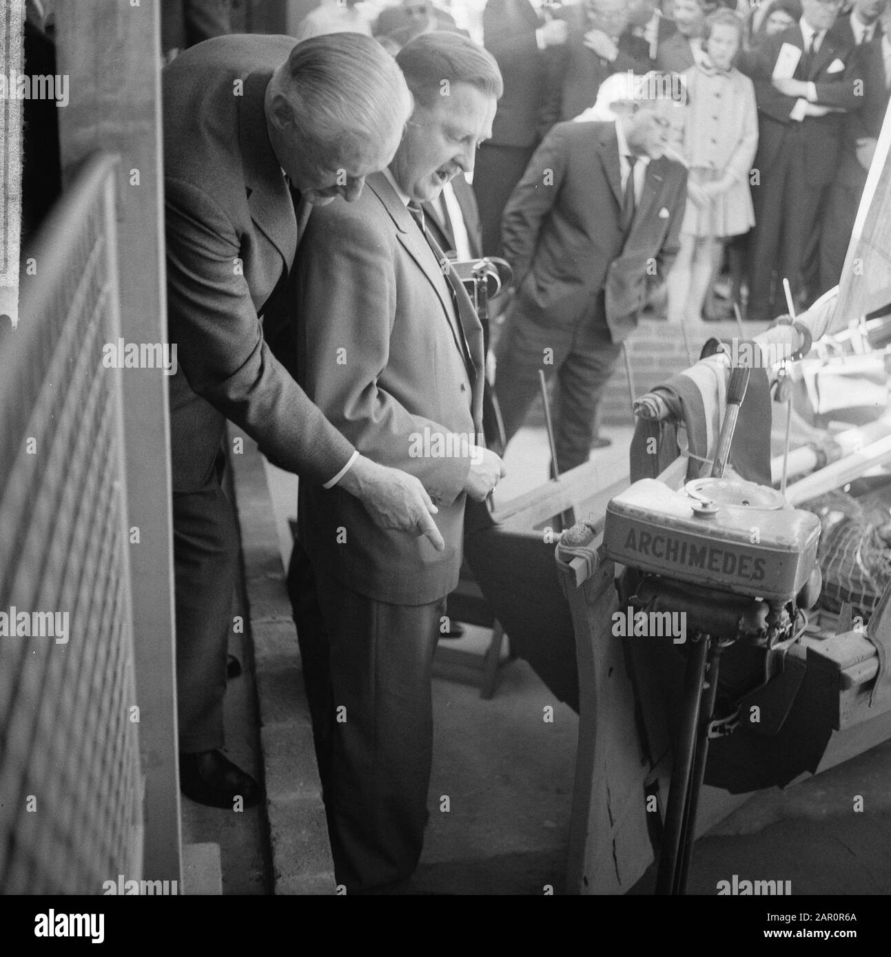 Five Englishmen offer their boat De Yvette, at the National War and ...