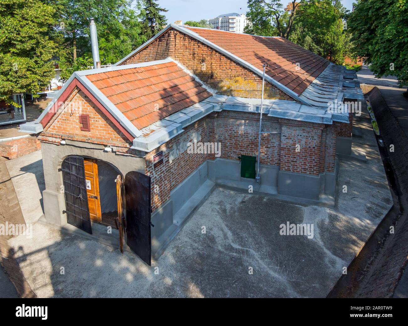 Azov, Russia - July 27, 2019: The building of the Powder Cellar of the ...
