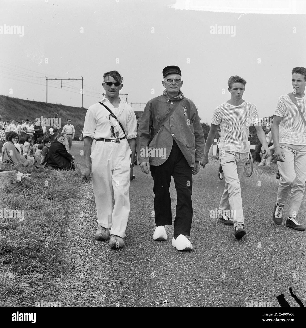 Nijmegen four days walk Black and White Stock Photos & Images - Alamy