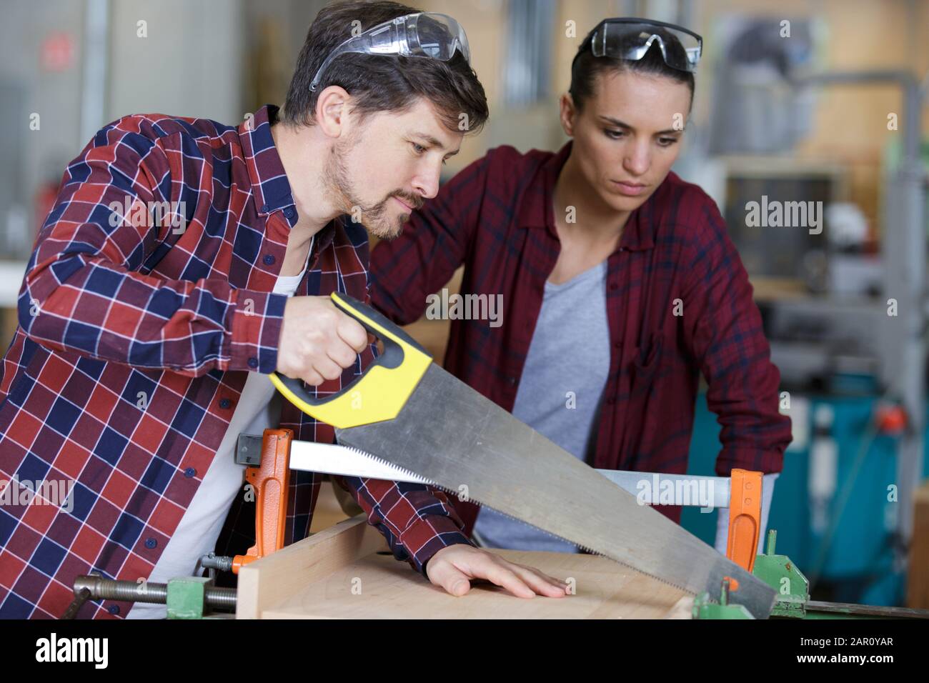 Wood sawing machines hi-res stock photography and images - Alamy