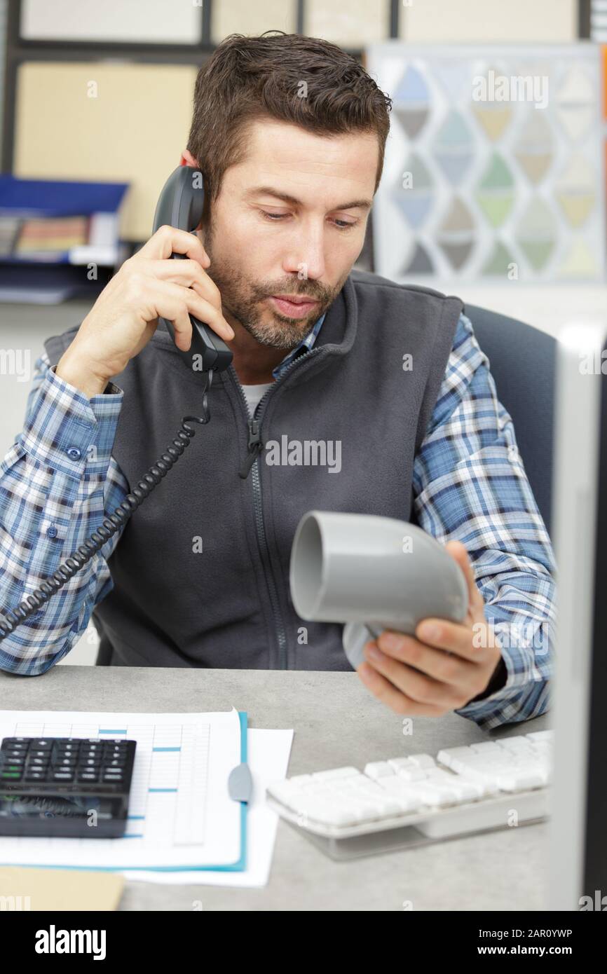 Plumber telephone hi-res stock photography and images - Alamy