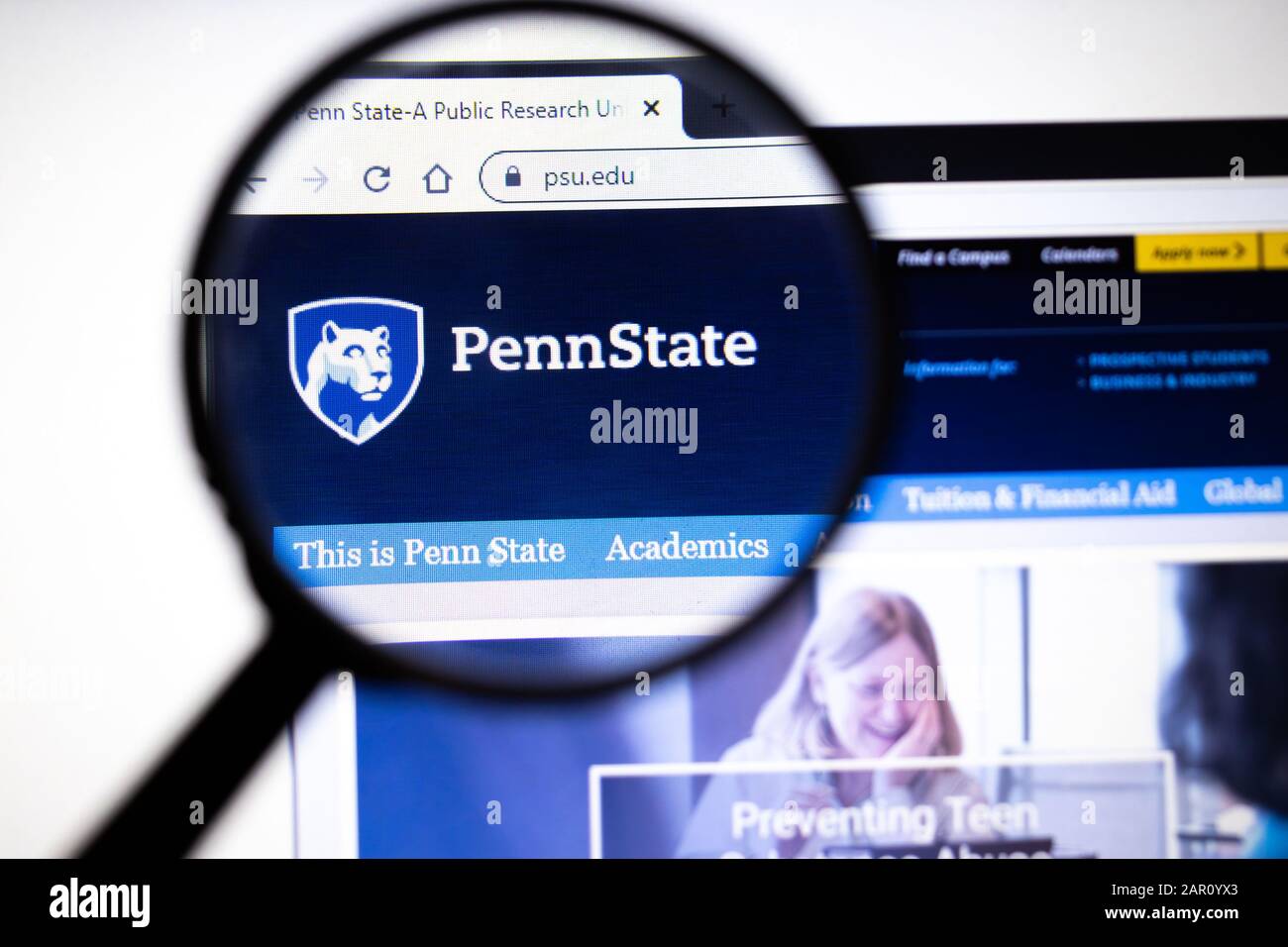 Psu technology logo hi-res stock photography and images - Alamy