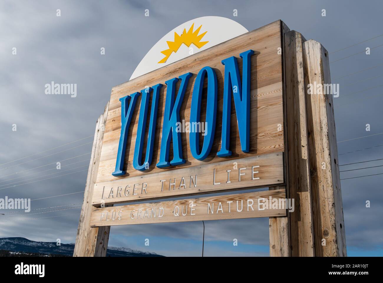 Whitehorse yukon sign hi-res stock photography and images - Alamy