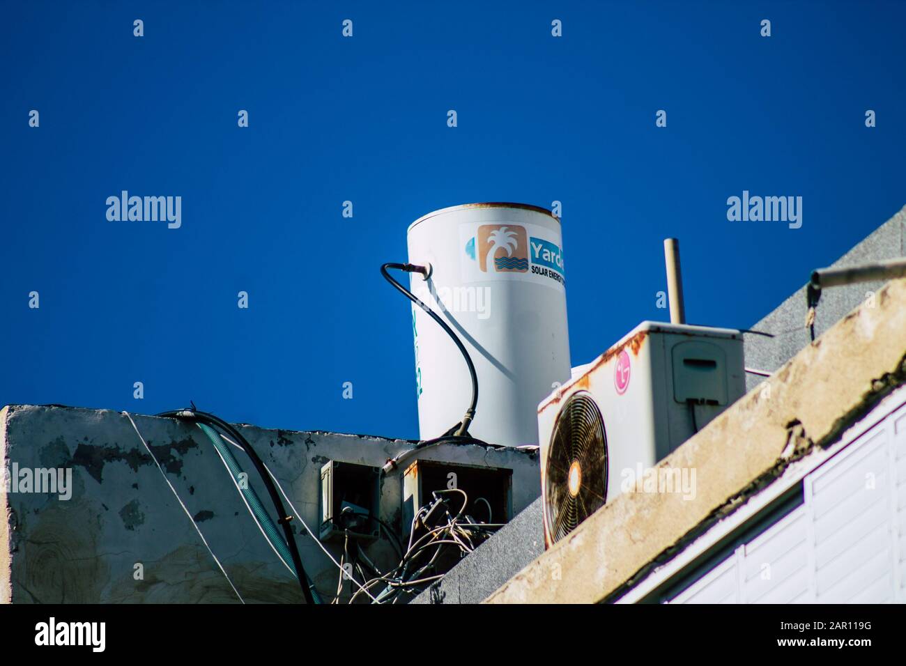 Solar water heater israel hi-res stock photography and images - Alamy