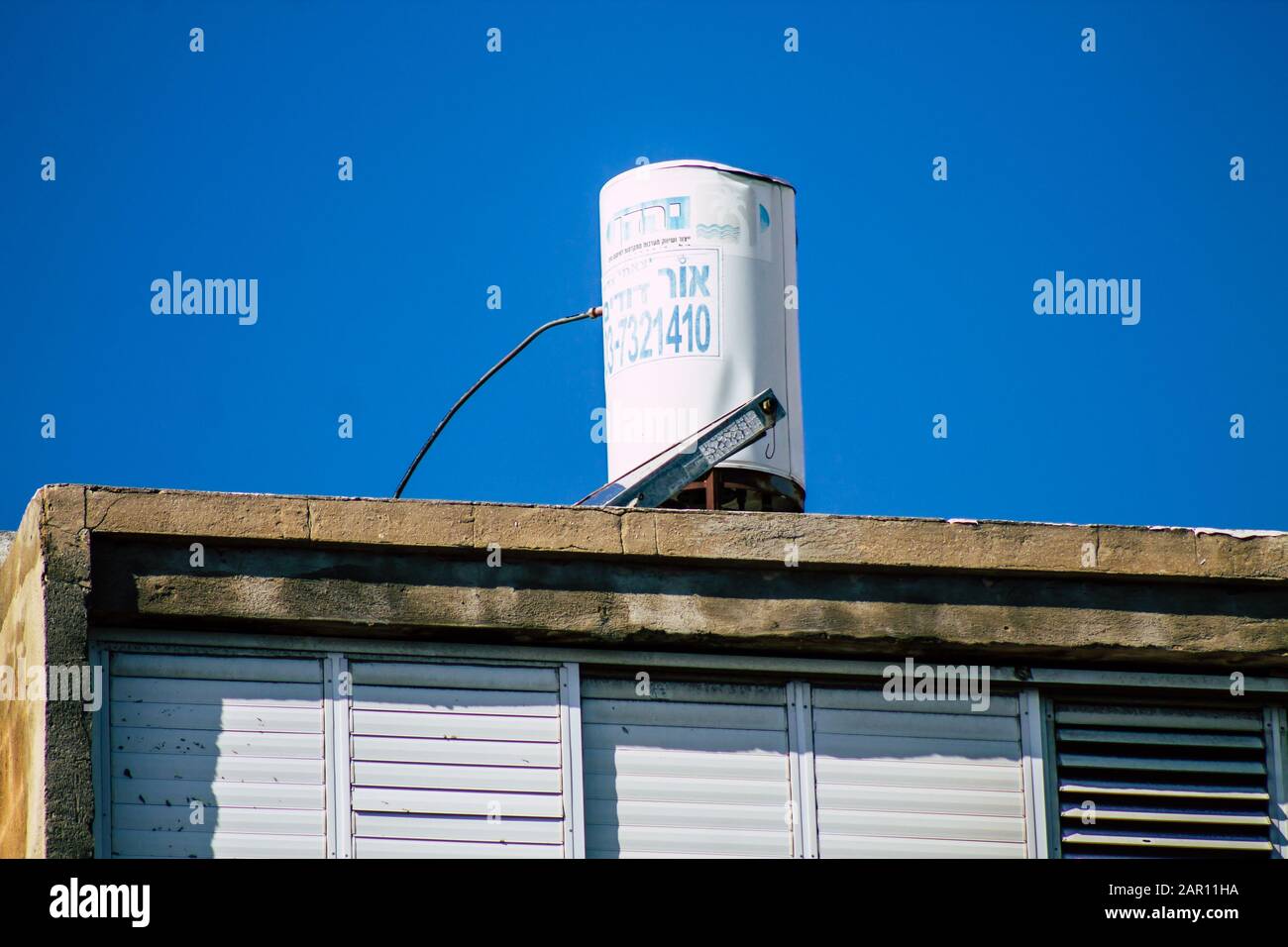 Solar water heater israel hi-res stock photography and images - Alamy