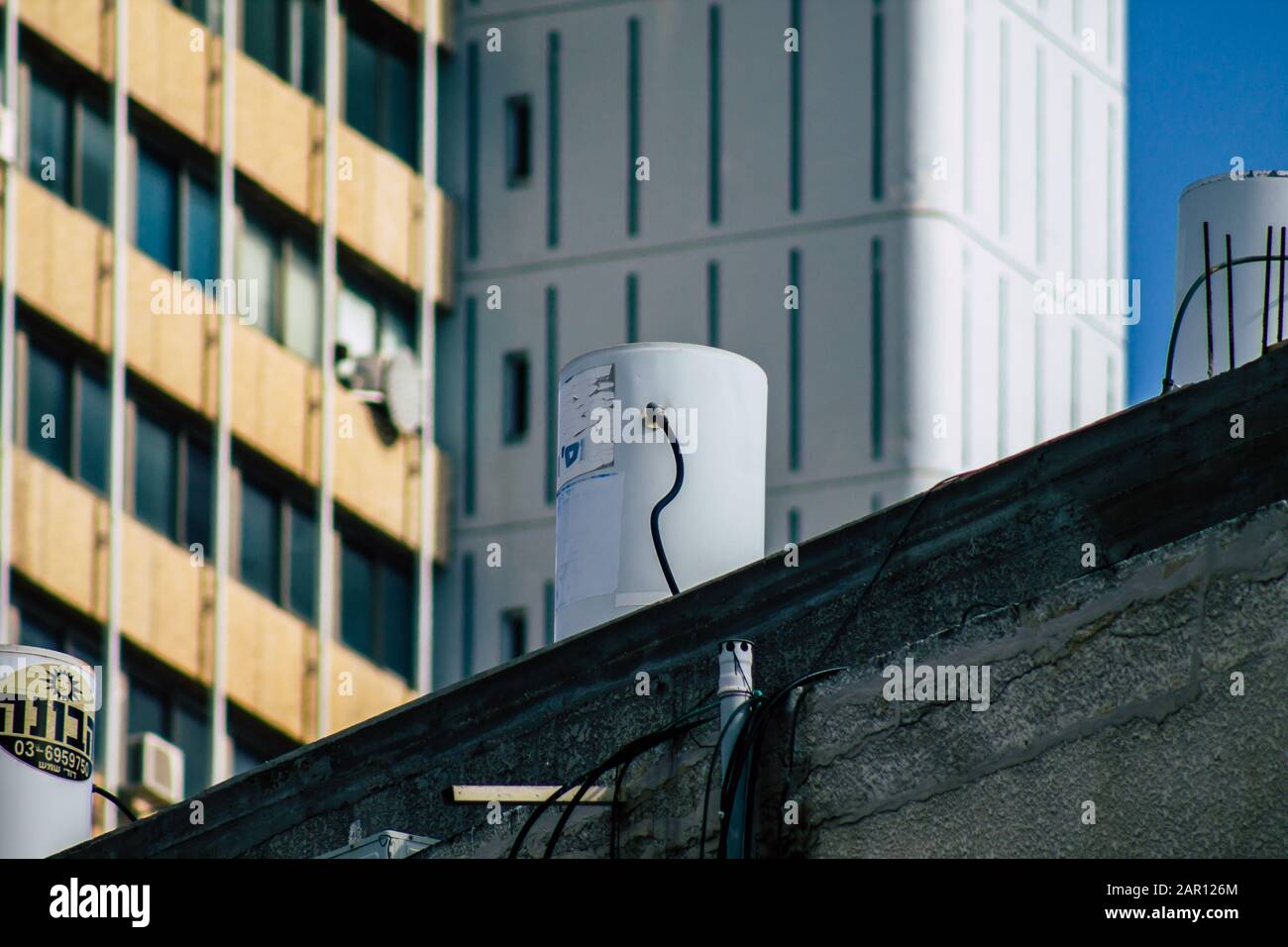 Solar water heater israel hi-res stock photography and images - Alamy