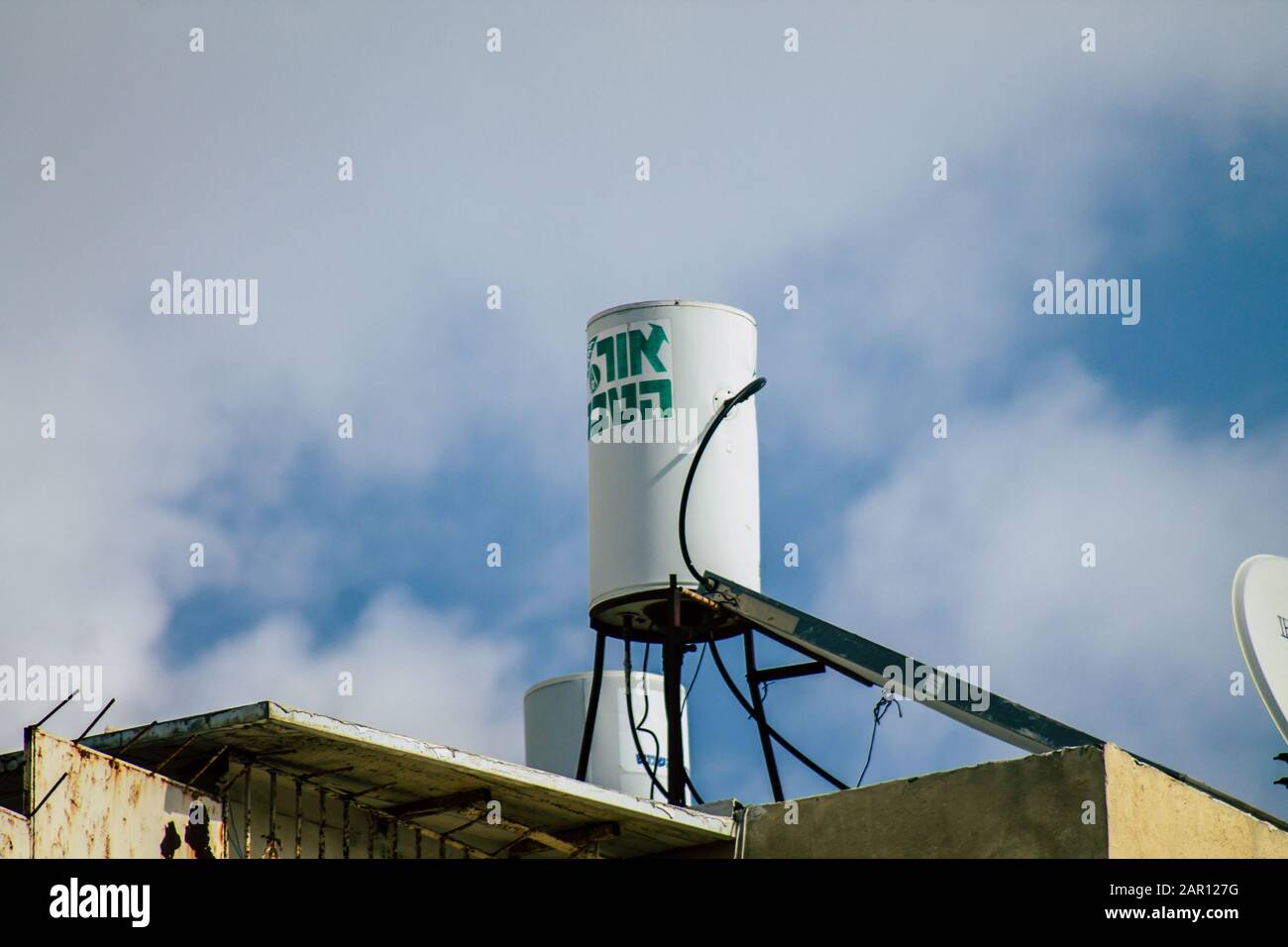 Solar water heater israel hi-res stock photography and images - Alamy