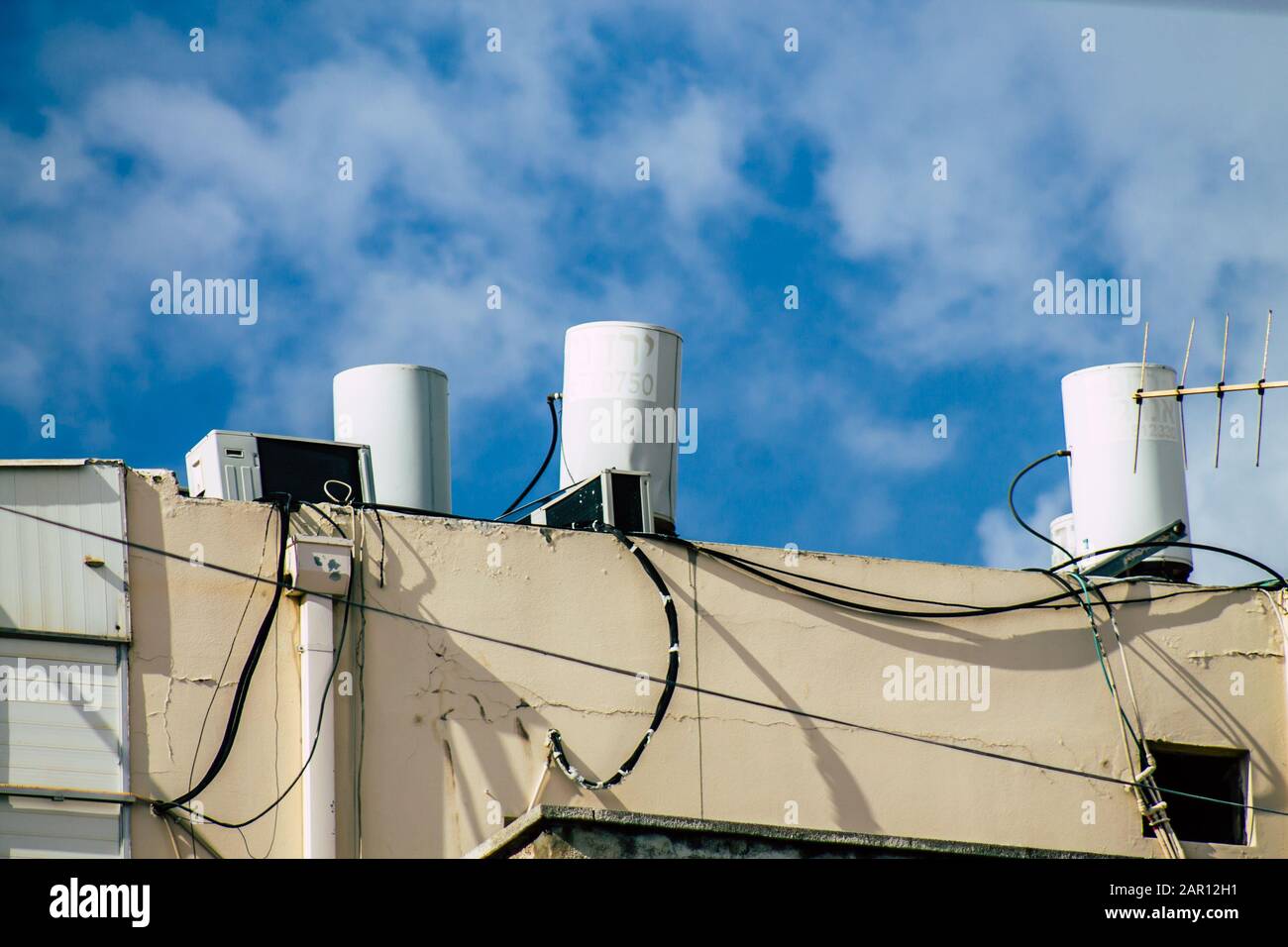 Solar water heater israel hi-res stock photography and images - Alamy